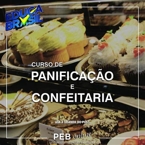 Curso de Panificação e Confeitaria Blog do PEB