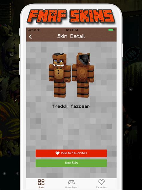 Fnaf Skins For Minecraft Pe Pocket Edition For Ios Iphoneipad