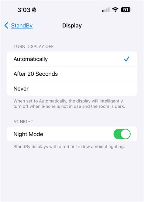 Standby Mode Motion To Wake” Option Missing Riphone