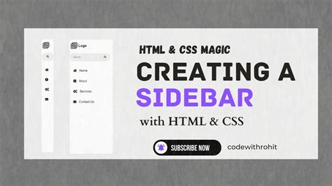 Unlock The Secrets How To Create A Stunning Sidebar With Html And Css