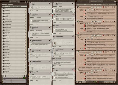 5E Automatic Effects Monster Manual Fantasy Grounds Dungeon