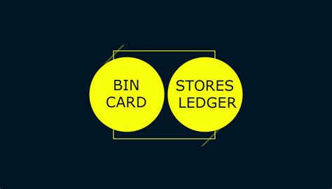 Difference Between Bin Card And Stores Ledger