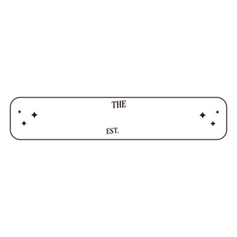 Rectangle Empty Label Png Design
