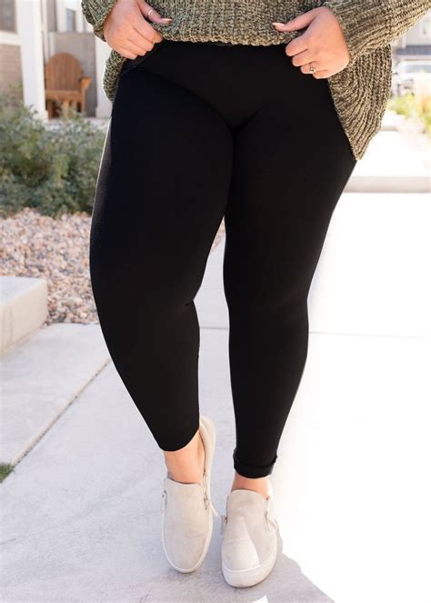 Curvy Favorite Fleece Leggings Outfits With Leggings Fleece Leggings