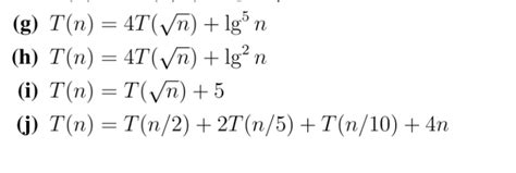 Solved Give Asymptotic Upper And Lower Bounds For Tn In