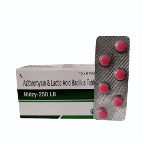 250mg Azithromycin Tablet Packaging Size 10x6 At ₹ 560 Box In Ghaziabad