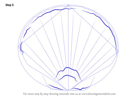 How To Draw A Seashell Everyday Objects Step By Step DrawingTutorials101 Com