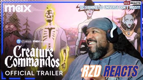 Rzd Reacts | Creature Commandos | Official Trailer | Max | It's Giving ...