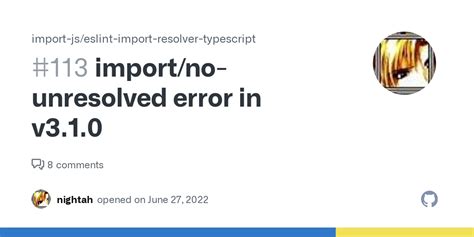 Importno Unresolved Error In V310 · Issue 113 · Import Jseslint