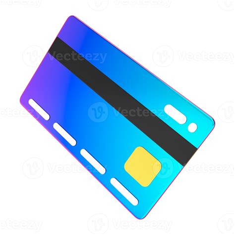 Credit Card 3d Representation 21186466 Png