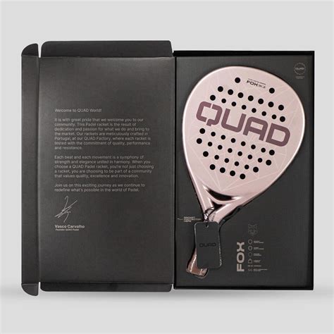 Quad Raquete Padel Fox