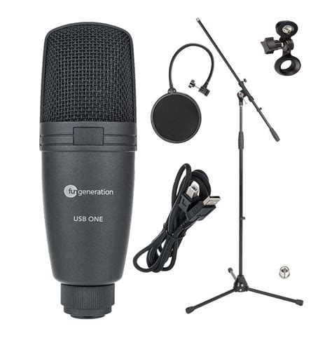 Fun Generation Usb Oneand Pop Filter Andstand Big Audiomisr™