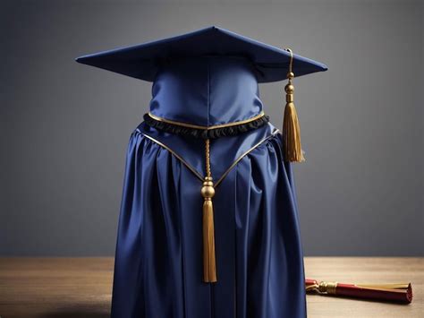 Premium Ai Image Graduation Gown Cap Tassel Success Achieved
