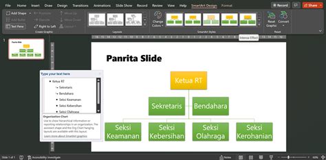 Cara Membuat Bagan Struktur Organisasi Di PowerPoint Menggunakan