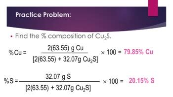 Empirical Formulas Percent Composition PowerPoint By Chem Queen