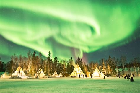 [겨울시즌] 캐나다 오로라and로키 자유여행 7일 오로라투어