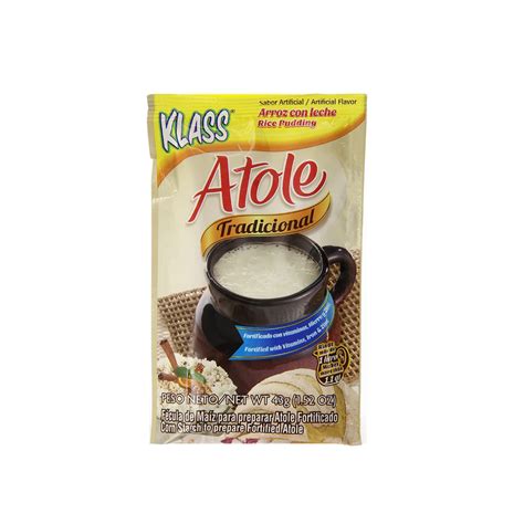 Klass Atole Traditional Arroz Con Leche Caja X 12 Unidades Mrfermore
