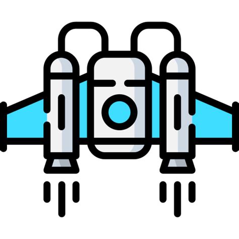 Jetpack Special Lineal Color Icon