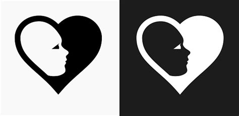 흑인과 백인 벡터 배경에서 아기 사랑 아이콘 개념 기호에 대한 스톡 벡터 아트 및 기타 이미지 개념 기호 검은색 검정색