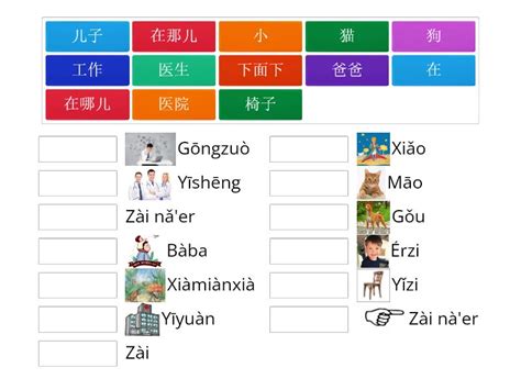 Hsk 1（lesson 9）生词 Match Up
