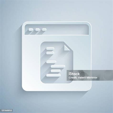 종이 잘라 소프트웨어 회색 배경에 격리 된 웹 개발자 프로그래밍 코드 아이콘 프로그램 코드의 자바 스크립트 컴퓨터 스크립트