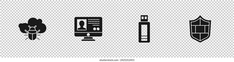 Set System Bug On Cloud Create Stock Vector Royalty Free 2425312451 Shutterstock