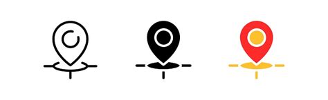 지도 포인터 줄 아이콘입니다 목적지 위치 지리 Gps 온라인 앱 네비게이터 네비게이션 장비 여행 선에 있는 벡터 아이콘 흰색