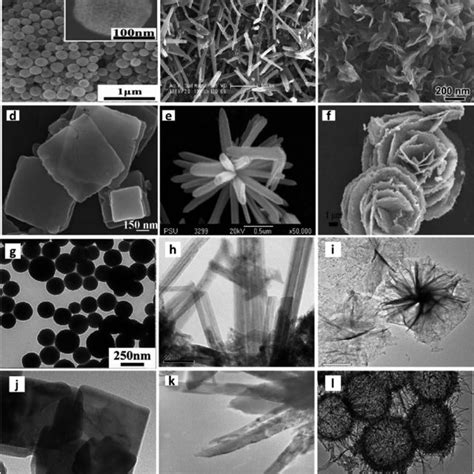 Typical Examples Of Tmos With Diverse Morphologies Developed Using