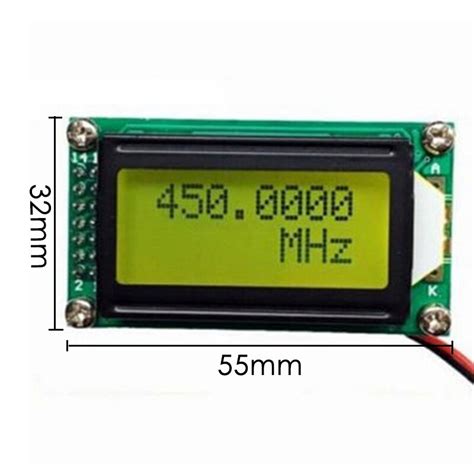 RF Frequency Counter DIY High Accuracy Sensitivity 1MHz 1200MH