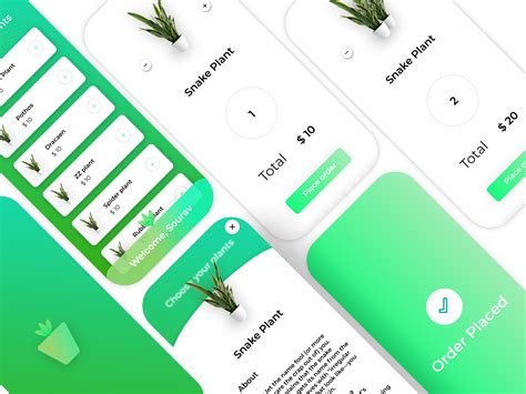Indoor Plants Booking App UI Design By Sourav Ranjan Behera On Dribbble