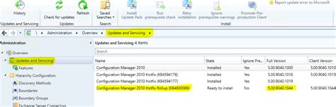 28 Issues Fixed With Configmgr 2010 Update Rollup Hotfix Kb4600089 Sccm Configuration