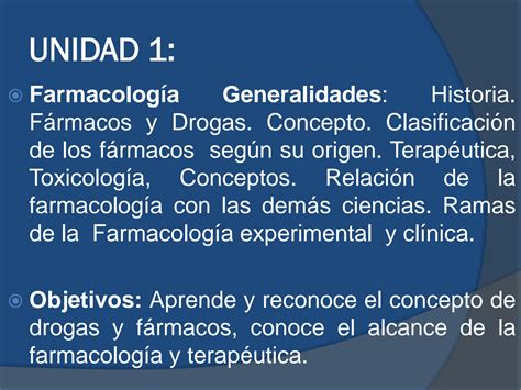 Solution Farmacologia Generalidades Studypool