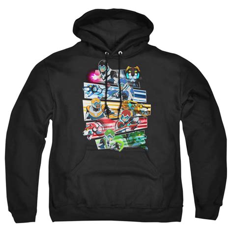 Voltron Legendary Defender Paladins Strike Hoodie Rocker Merch