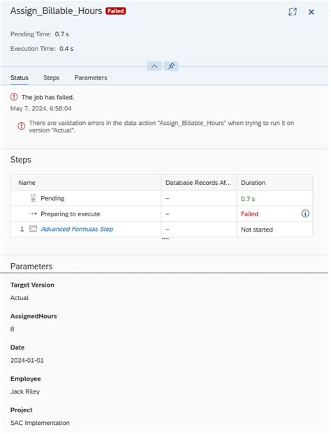Solved Sap Analytics Cloud Input A Date Parameter Into Sap Community