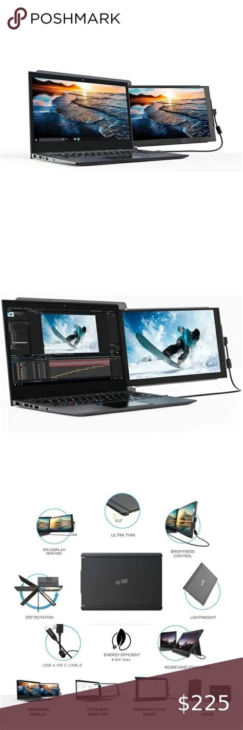 new mobile pixels duex lite portable monitor plug and play laptop screen