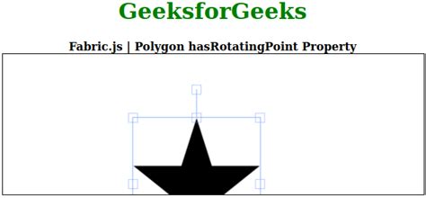 fabric js polygon hasrotatingpoint property geeksforgeeks