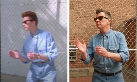 Rick Astley Recreates “never Gonna Give You Up” Music Video