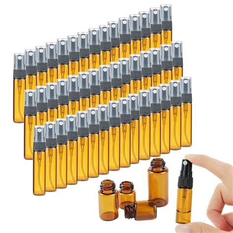 203050100pcs 3ml 5ml 10ml 앰버 유리 향수 병 Atomizer 컨테이너 향수 펌프 에센셜 오일 Aromath 여행 병 Aliexpress
