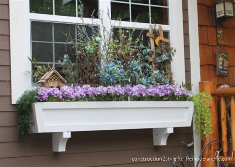 How To Build A Window Box Planter In Steps Remodelaholic