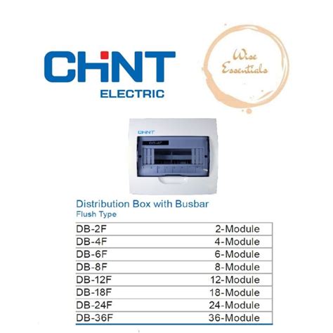 Ins Recommend Chint Distribution Box Flush Type With Busbar 2module To 12module Lazada Ph