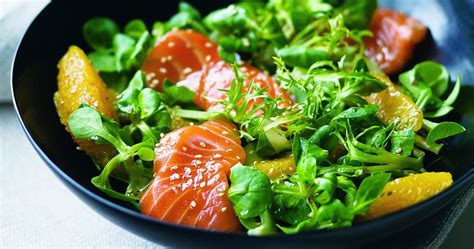 Sashimi Salad With Soy And Orange Punchfork