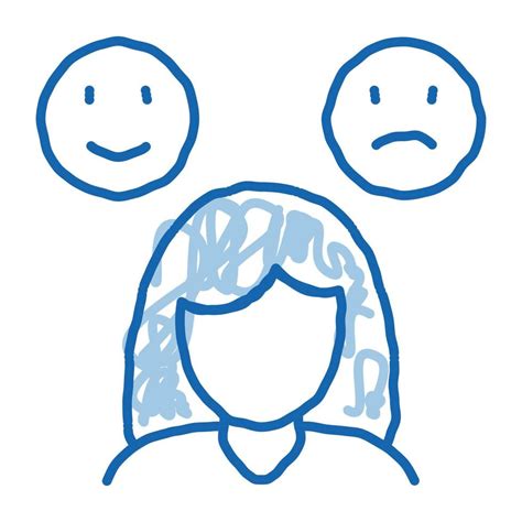 Symptôme De Somnolence De La Grossesse Doodle Icône Illustration Dessinée à La Main 19478153 Art