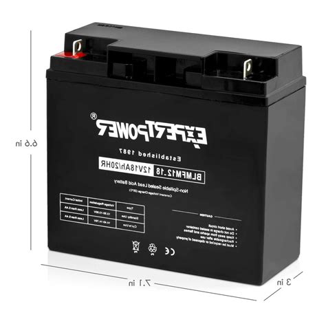 12v 18ah Sla Battery For Generac 7500 Exl