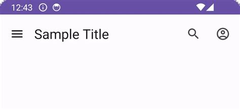 TopAppBar OpenCompose