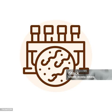Semen Black Line Icon Fertilization Stock Illustration Download Image