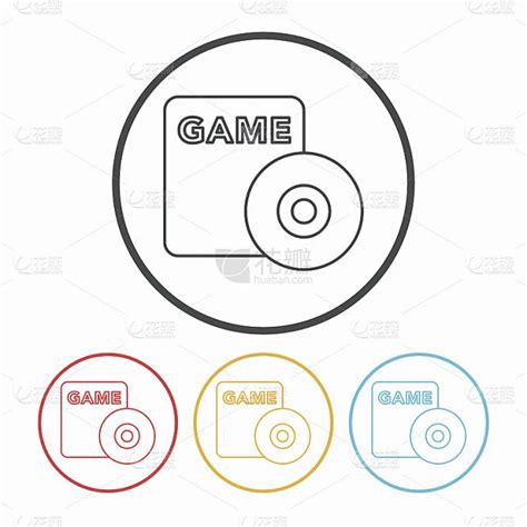 Gmae Cd表线图标素材 花瓣网