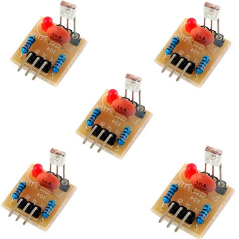 5pcslot 5v Laser Sensor Receiver Module Non Modulator Tube Receivers