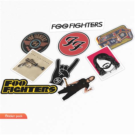 Foo Fighters Band Sticker Sticker Pack Shopee Malaysia