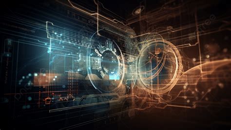 Data Space Sci Fi Style Background Data Space Science Fiction Style