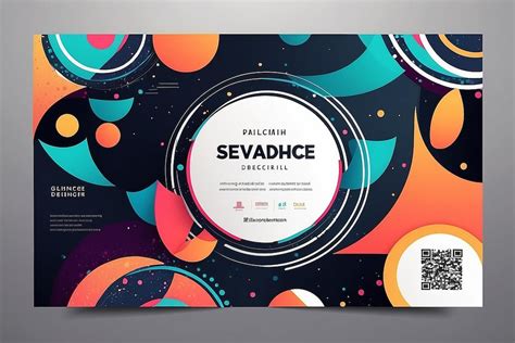 Abstract Circle Geometric Pattern Design And Background Use For Modern Design Premium Ai